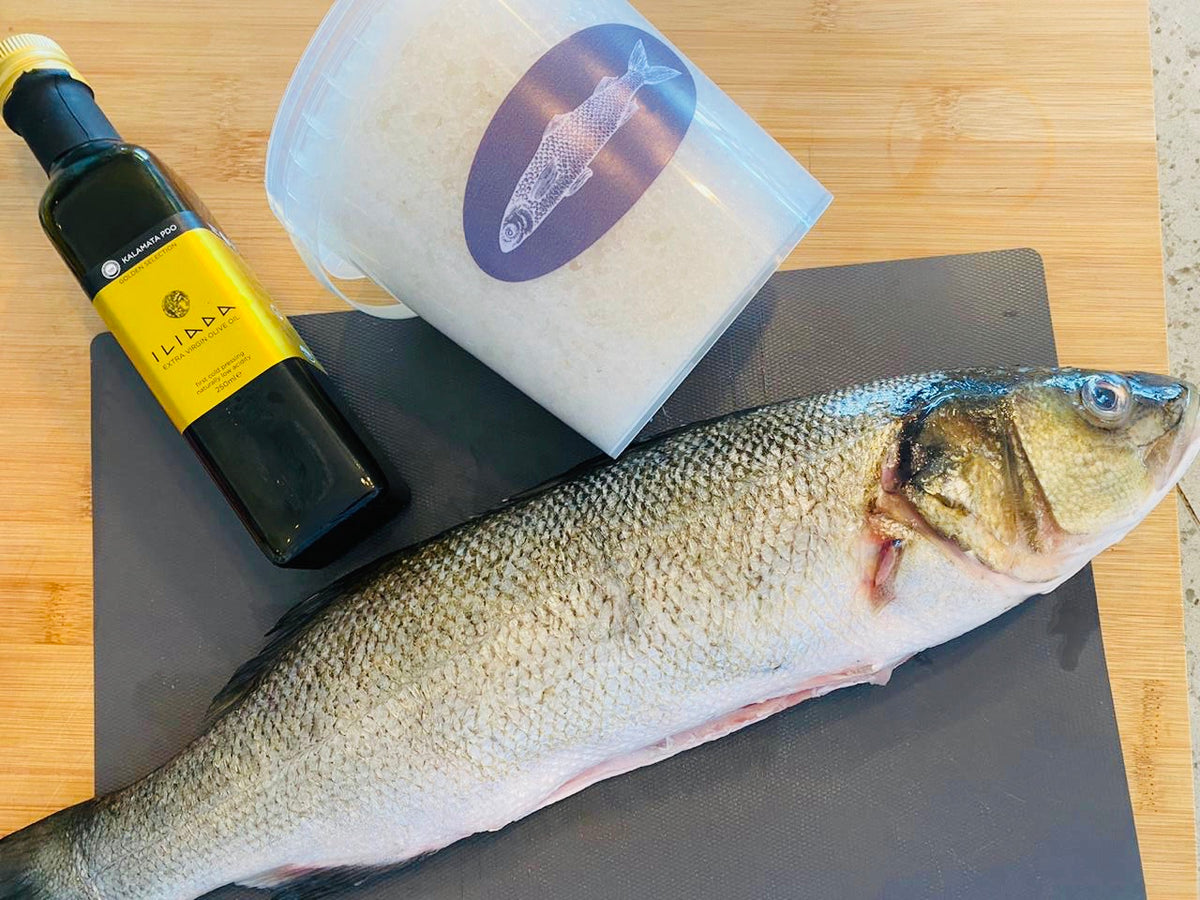 THE SALT CRUSTED BAKED SEABASS KIT – SEASALT